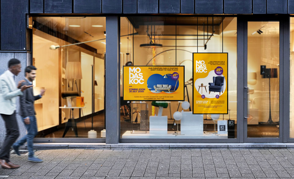 Best Example of Window Display for Your Store | AIScreen