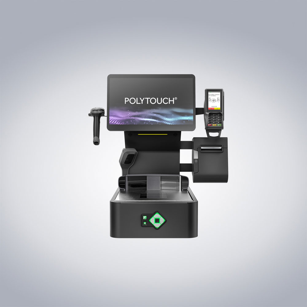 Self-checkout cash register as an integrated solution or table version
