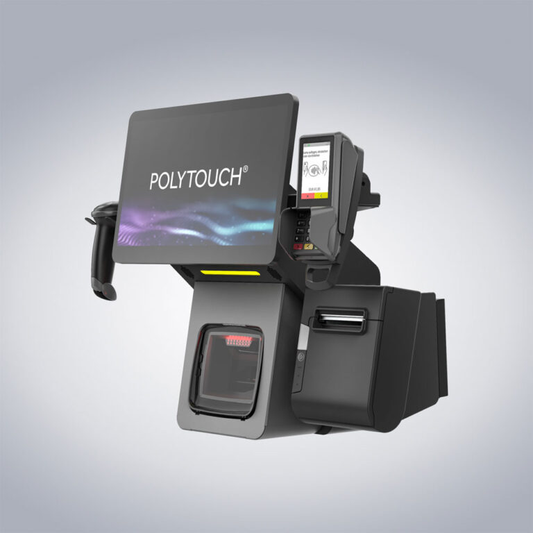 Self-checkout cash register as an integrated solution or table version