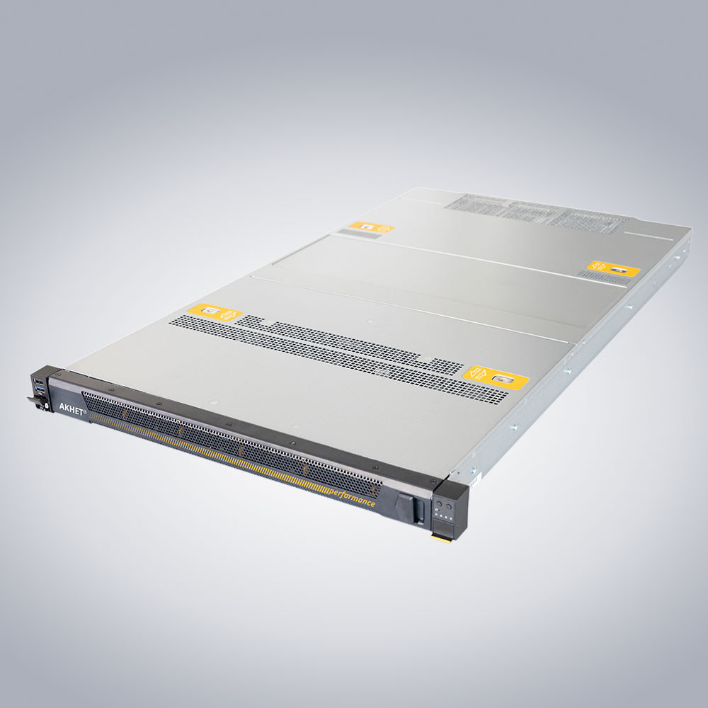 1U Dual CPU Server - AKHET® Performance 1U - Pyramid Computer