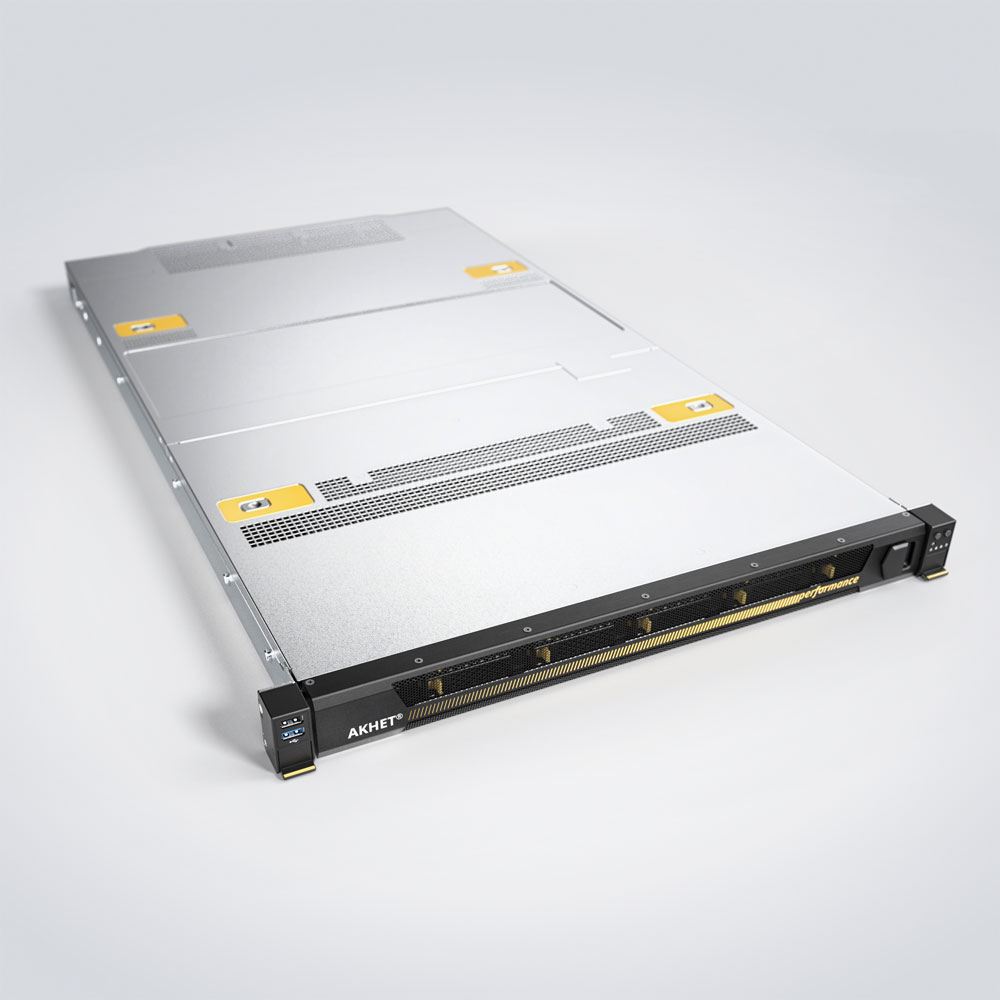 1U Dual CPU Server - AKHET® Performance 1U - Pyramid Computer
